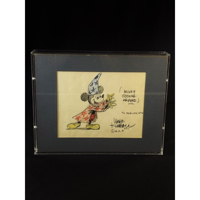 Ward Kimball Autógrafo em Foto original "Disney Mickey Fantasia ...