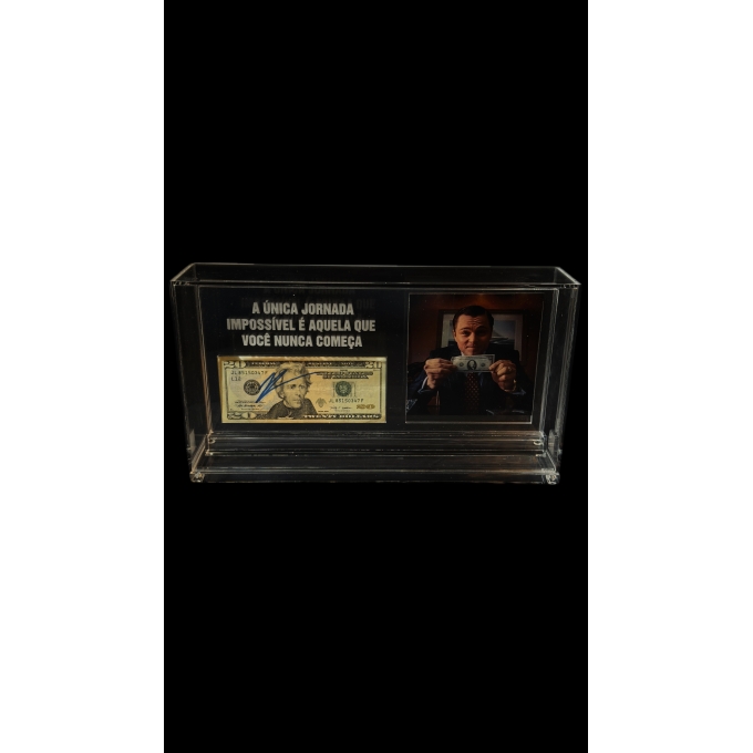 JORDAN BELFORT AUTÓGRAFO – CÉDULA DE US$20 “O LOBO DE WALL STREET ...